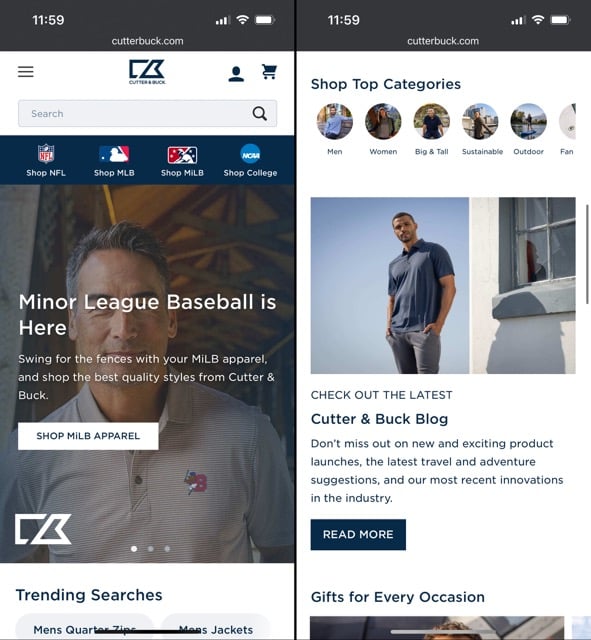 Top 25+ eCommerce Mobile Site Examples You Can Learn From [2025]